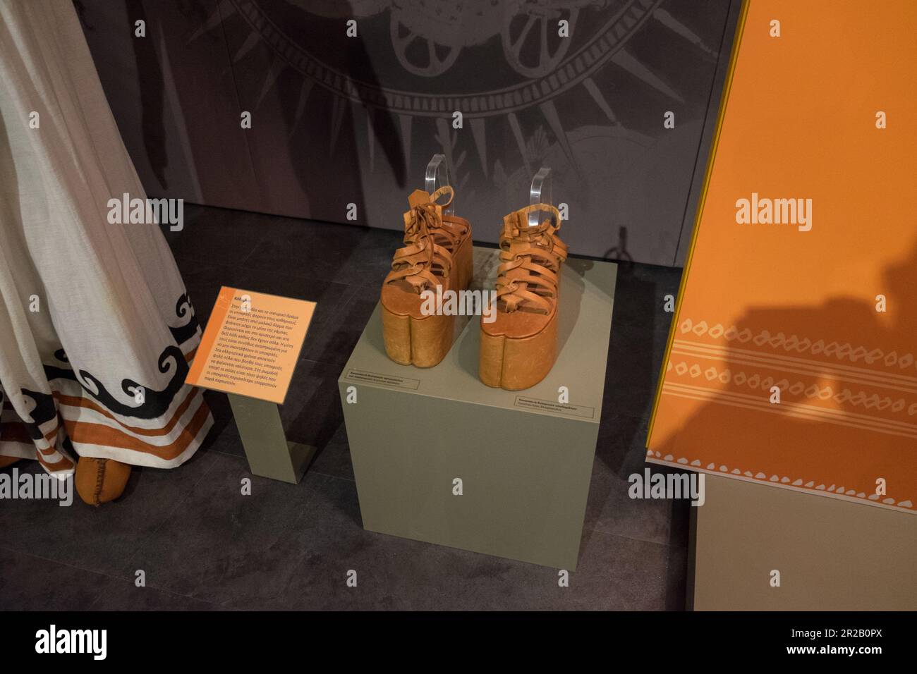 Greek cothornoi theatre boots for actorsExhibits from the classical ...