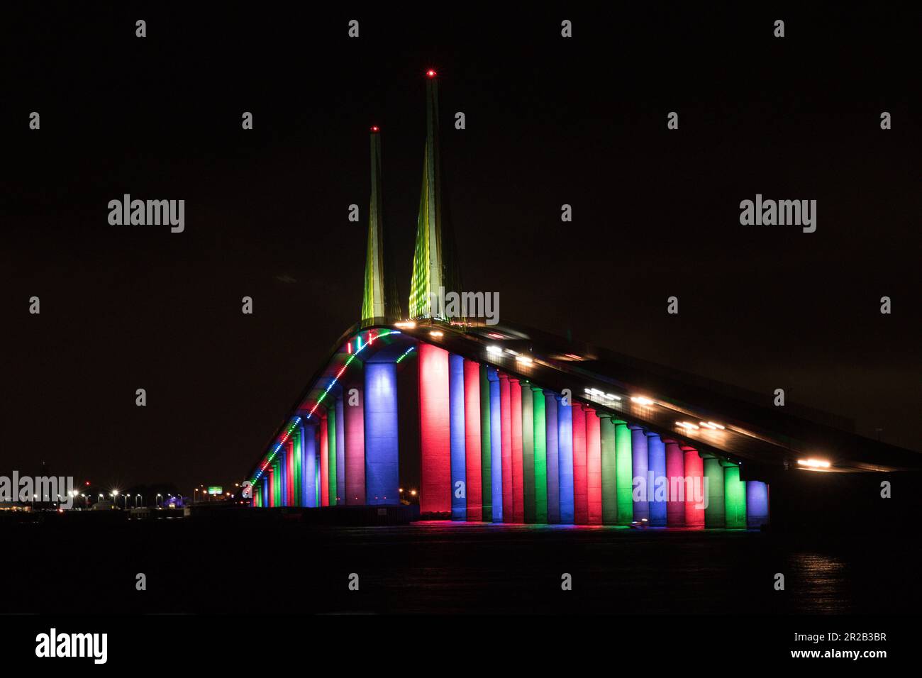 Skyway lgbtq lights hi-res stock photography and images - Alamy