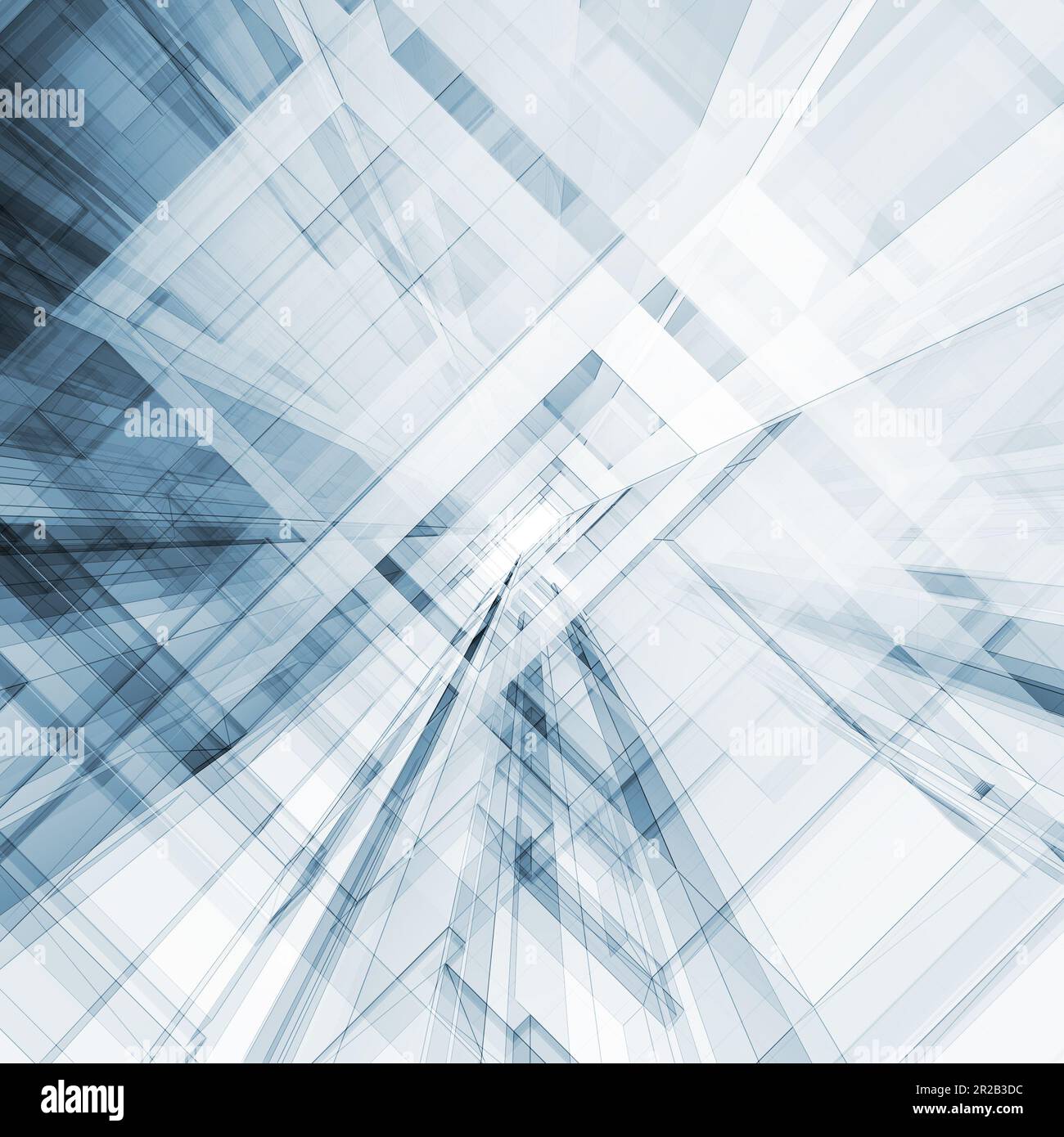 Abstract architecture. Concept view background 3D rendering Stock Photo ...