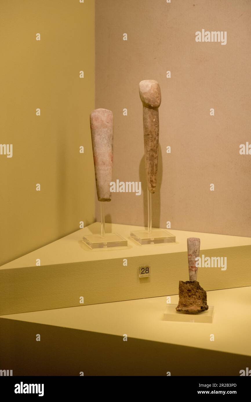 Marble and clay figurines (Final Neolithic and Late Neolithic period ...