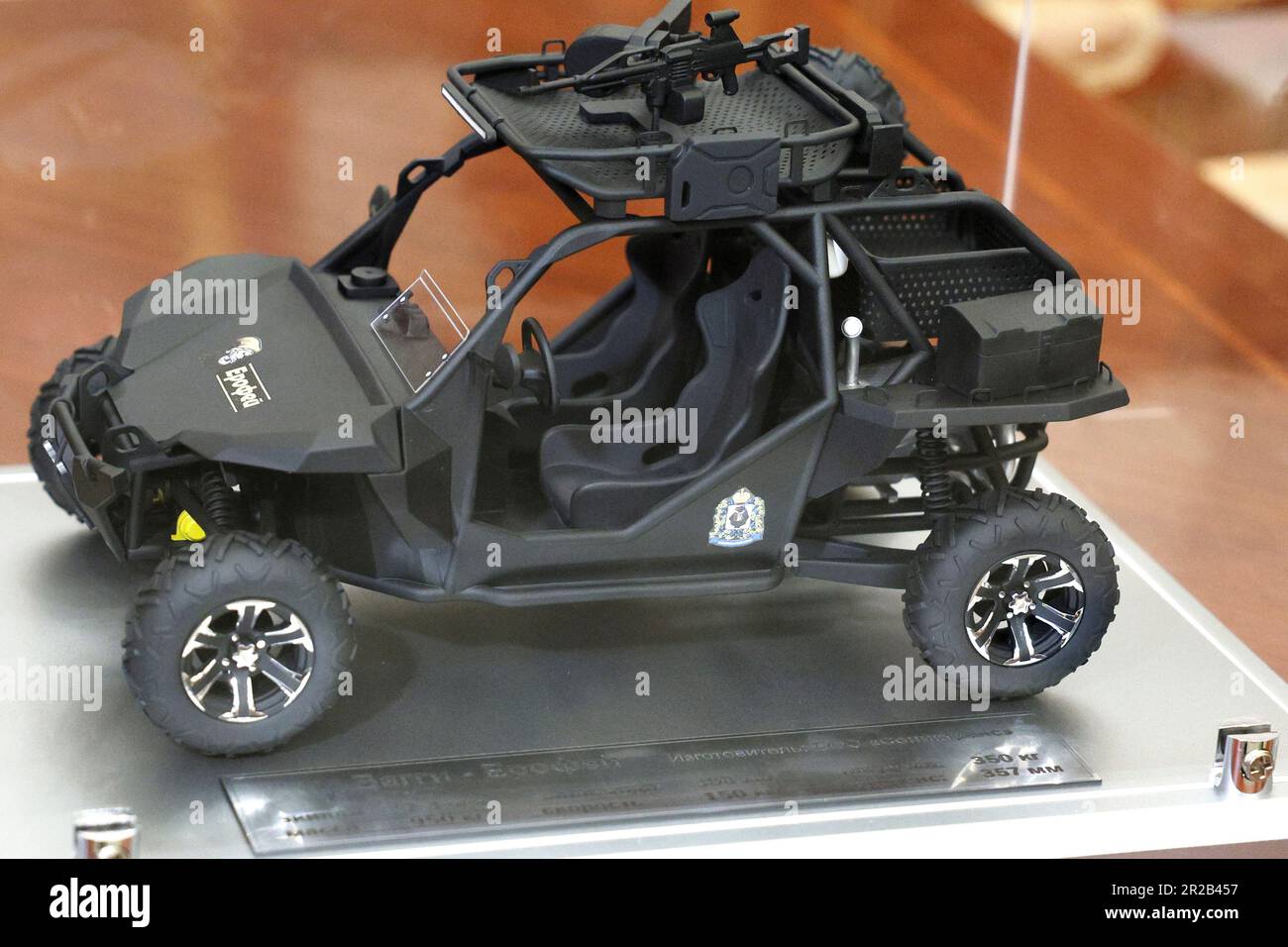 The photo shows an "Erofey", tactical all-terrain vehicle (buggy) model ...