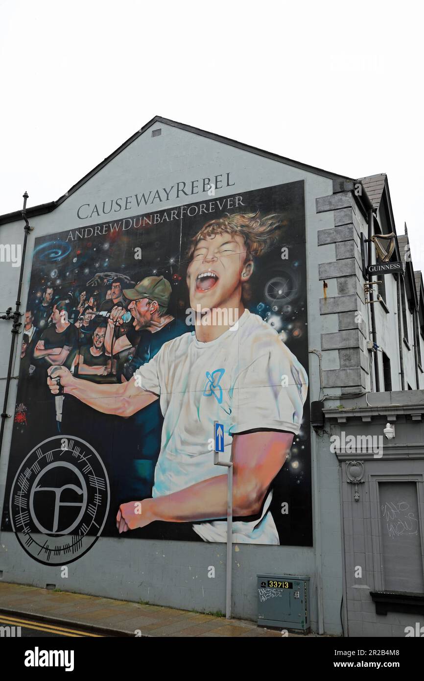 Portrush mural hi-res stock photography and images - Alamy