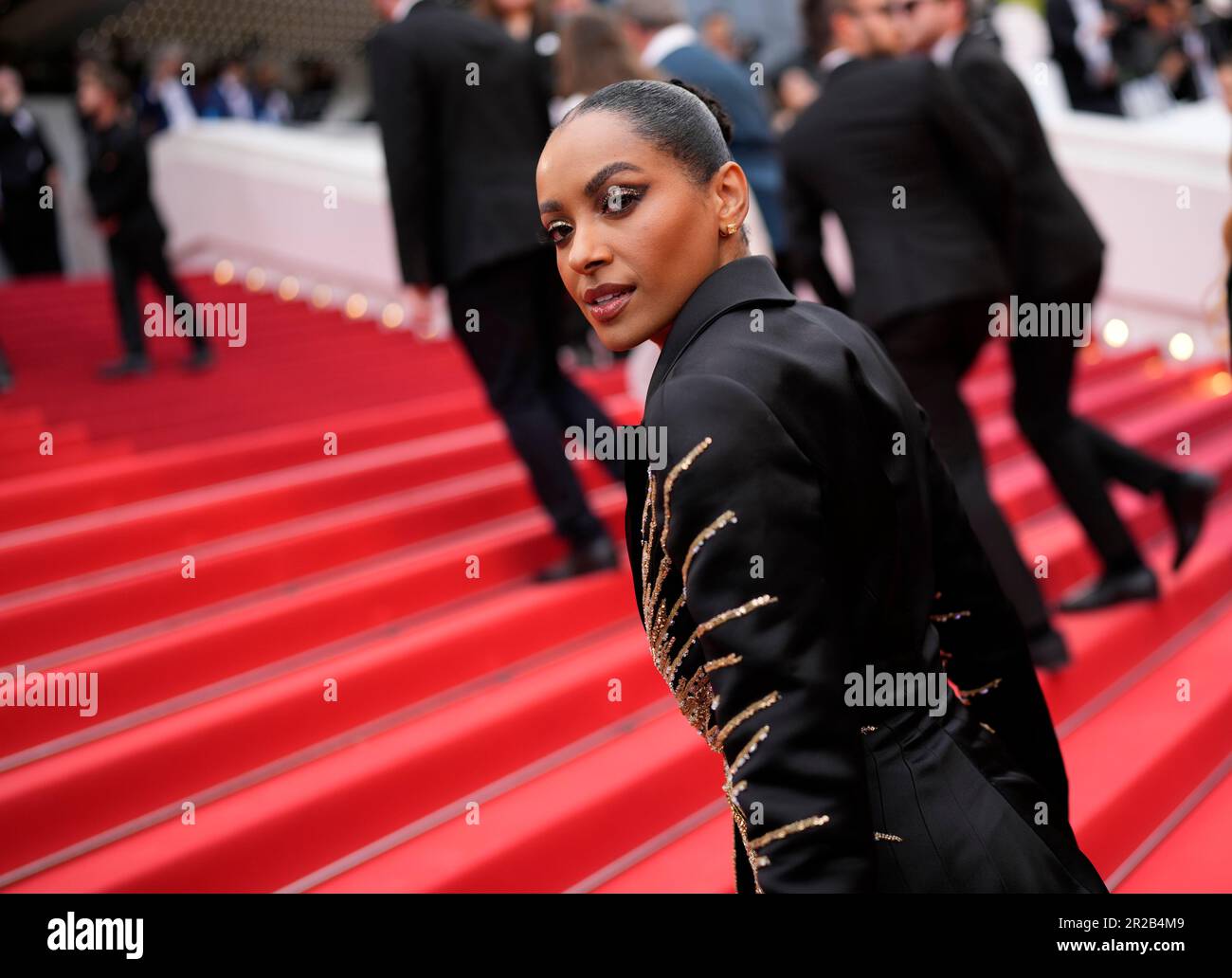 Kat Graham poses for photographers upon arrival at the premiere of the ...