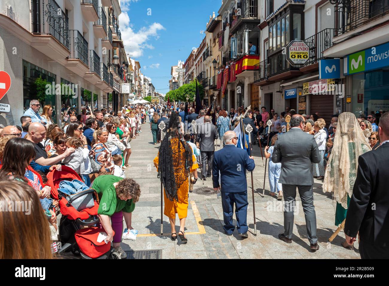 Ronda, Malaga, Spain, Large Crowd People, Traditional Costumes ...