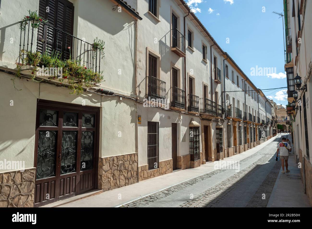 Ronda, Malaga, Spain, Old Buildings, Empty Street Scenes in Old Town ...