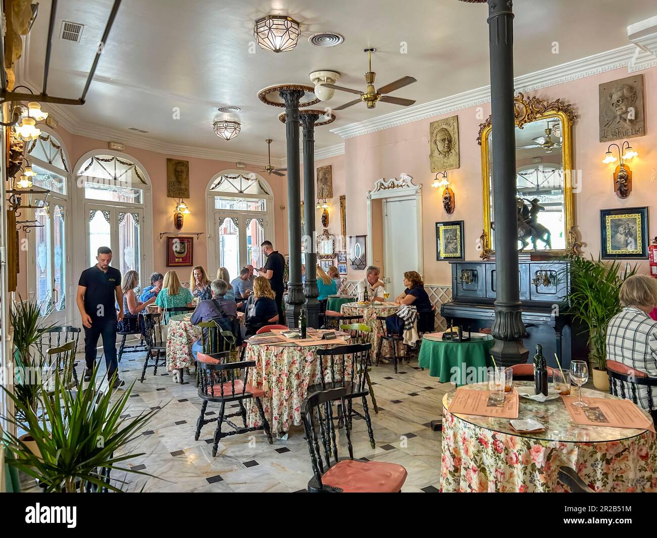 Ronda, Malaga, Spain, People Tourists, inside, Sharing Meals, Local ...