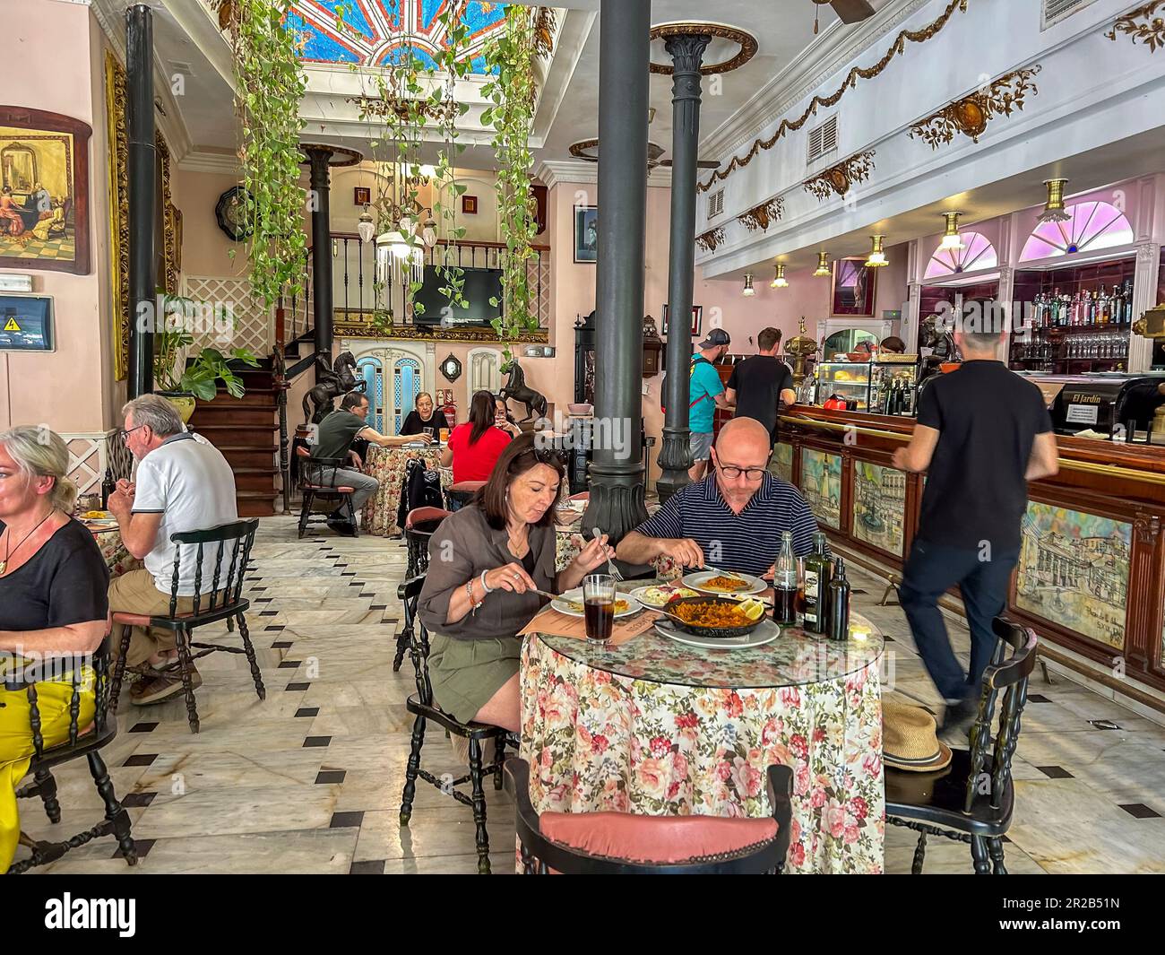 Ronda, Malaga, Spain, Wide Angle View, People Tourists, inside, Sharing ...