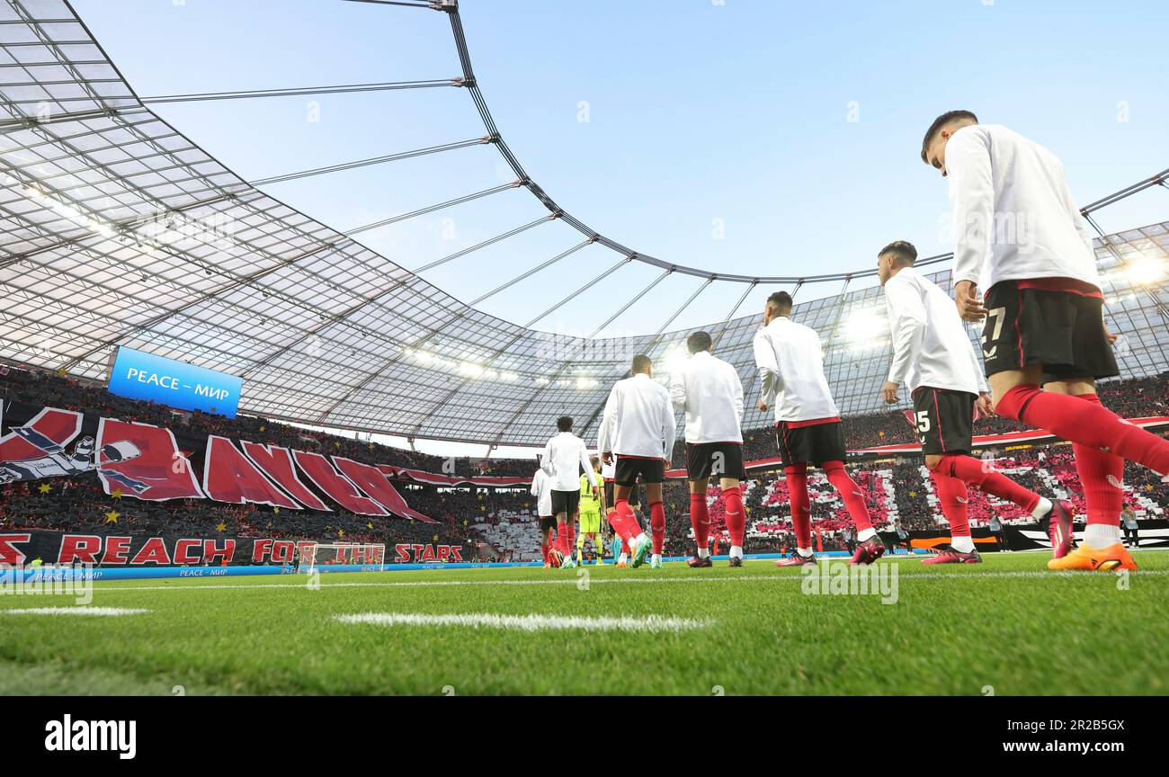 Leverkusen, Deutschland. 18th May, 2023. firo: May 18th, 2023, football ...