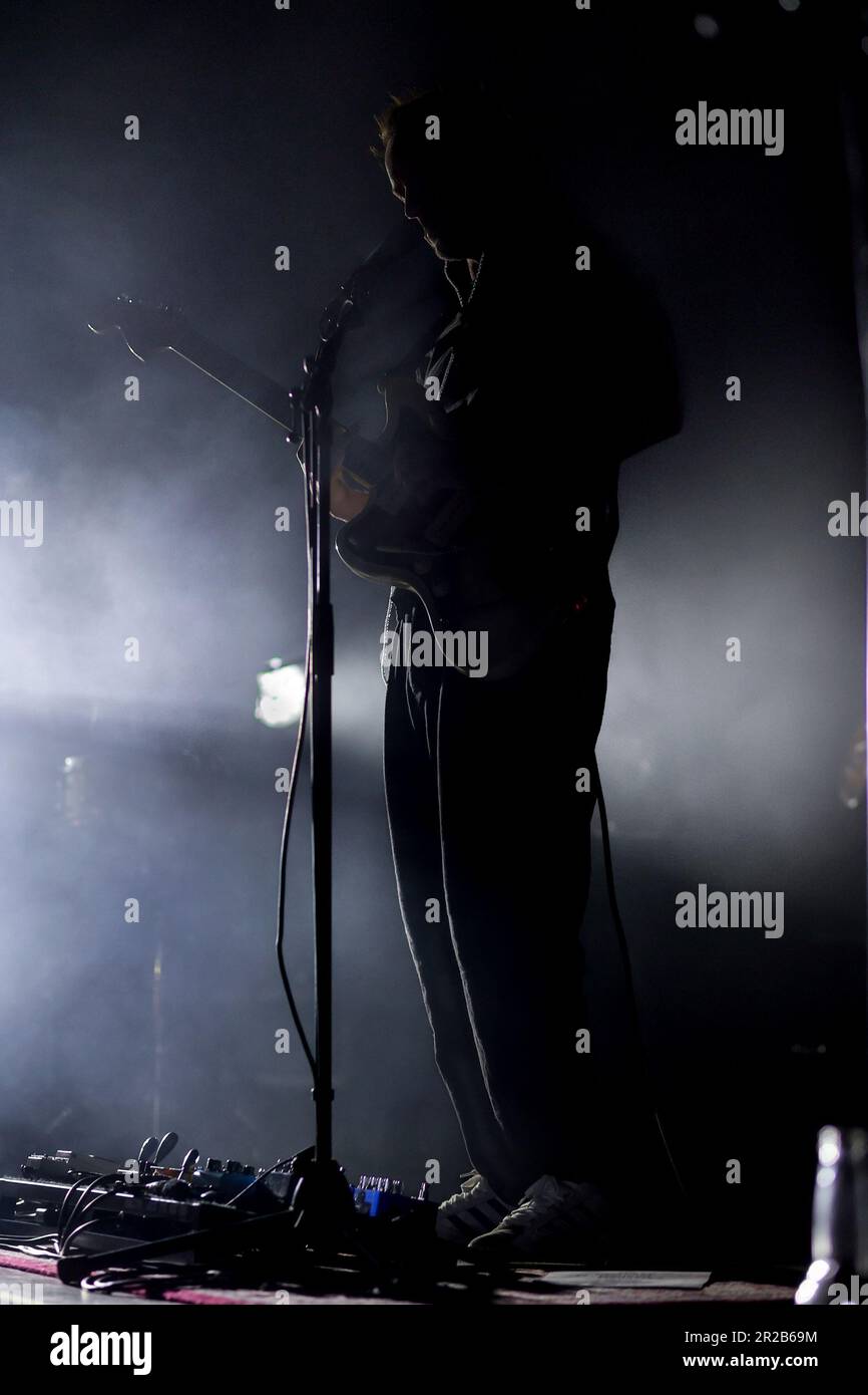 The singer Ben Howard performs during a concert at La Riviera, on May ...