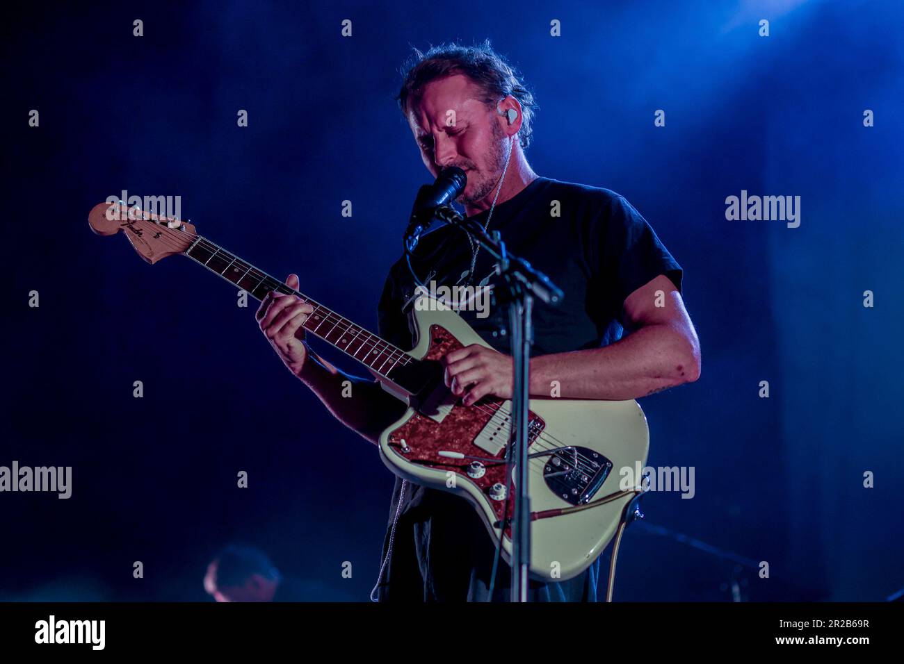 The singer Ben Howard performs during a concert at La Riviera, on May ...