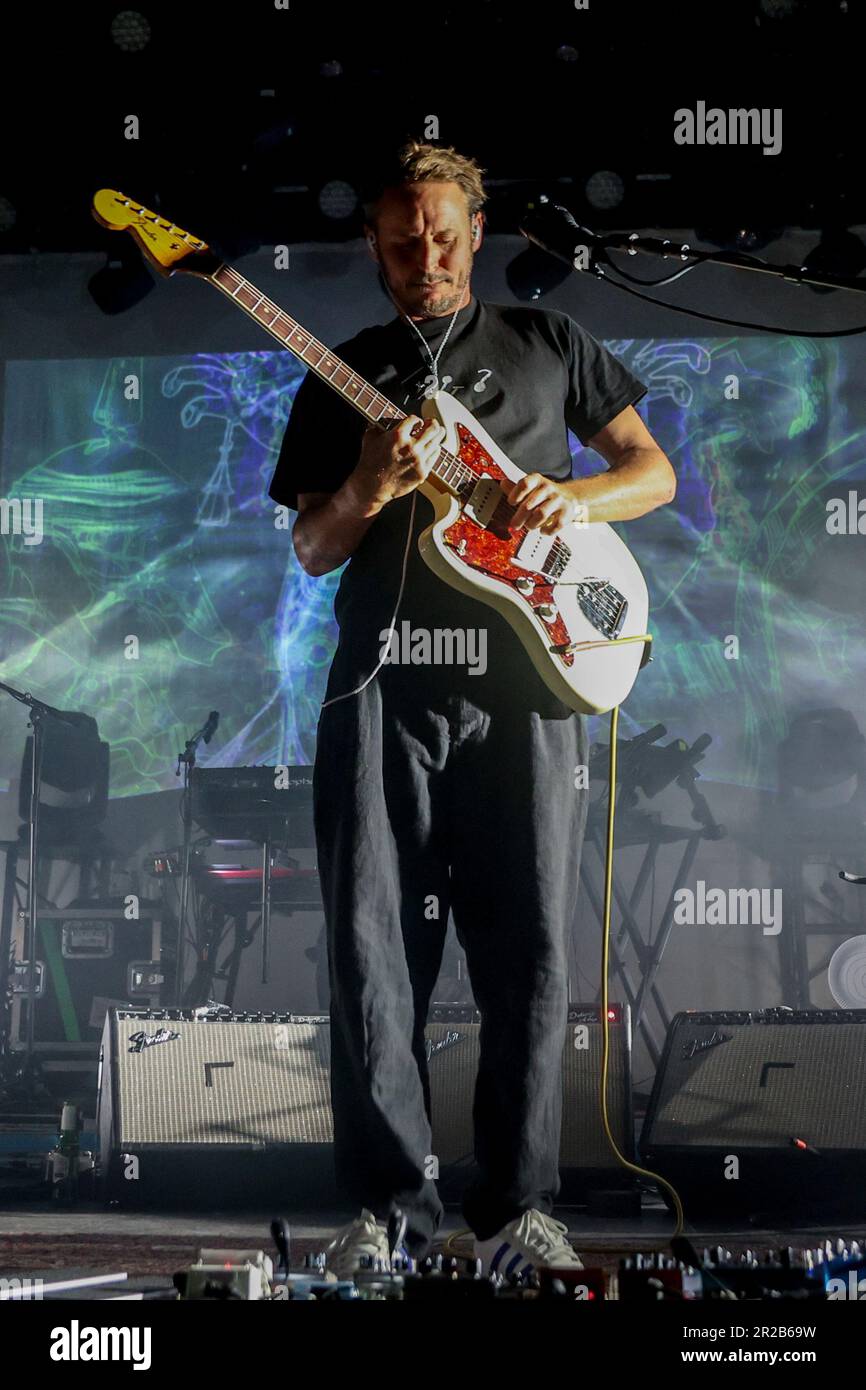 The singer Ben Howard performs during a concert at La Riviera, on May ...