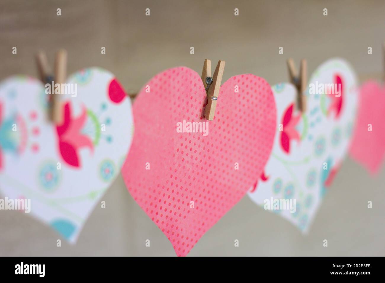 Heart shaped banner hi-res stock photography and images - Alamy