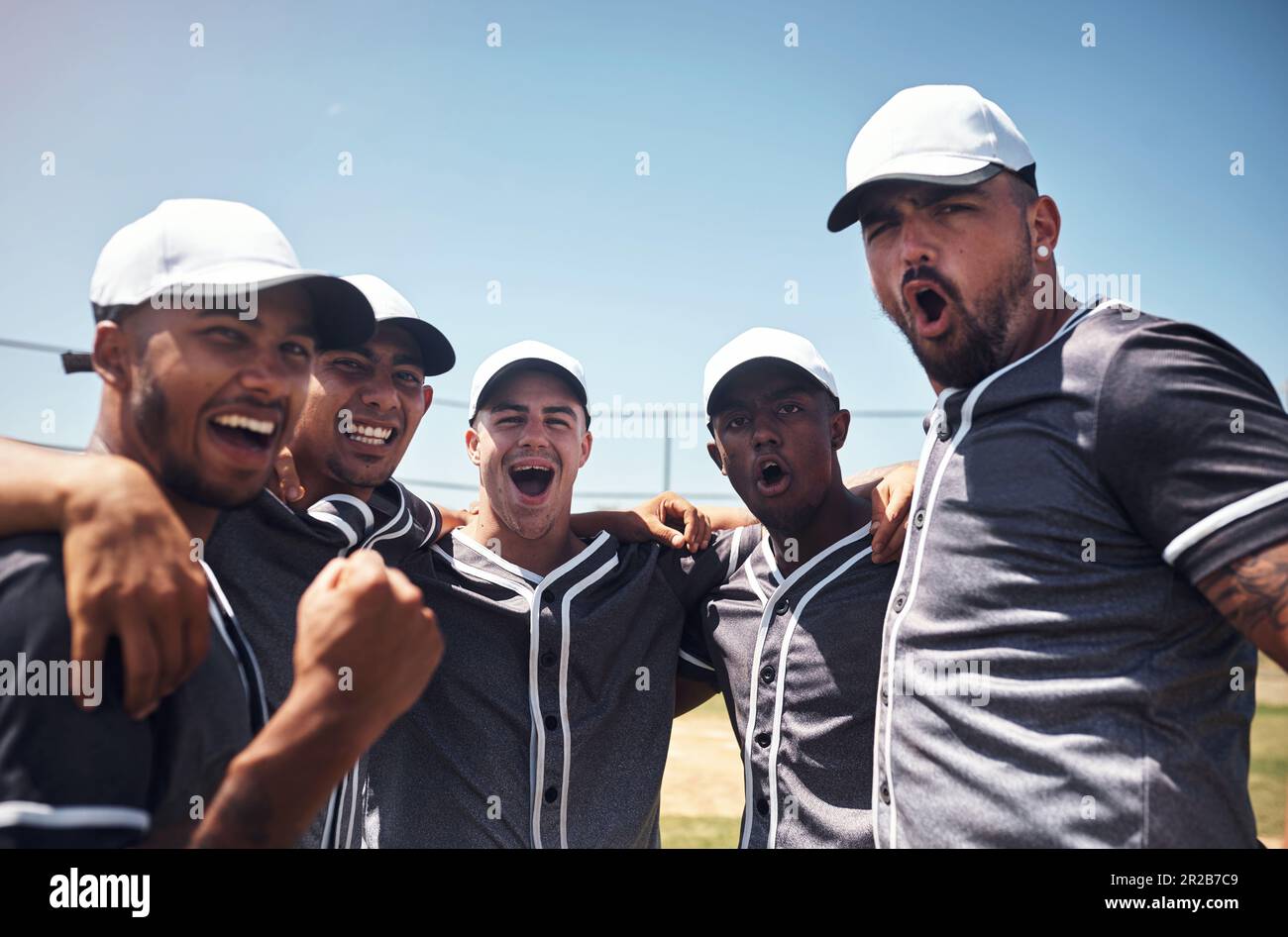 The heart of our team beats with passion. a group of young baseball ...