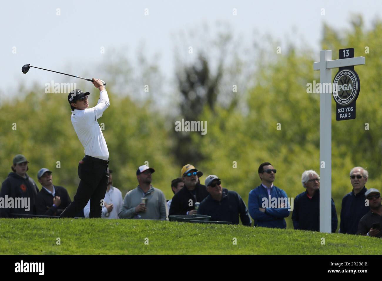 Rochester, United States. 18th May, 2023. Nico Echavarria watches his ...