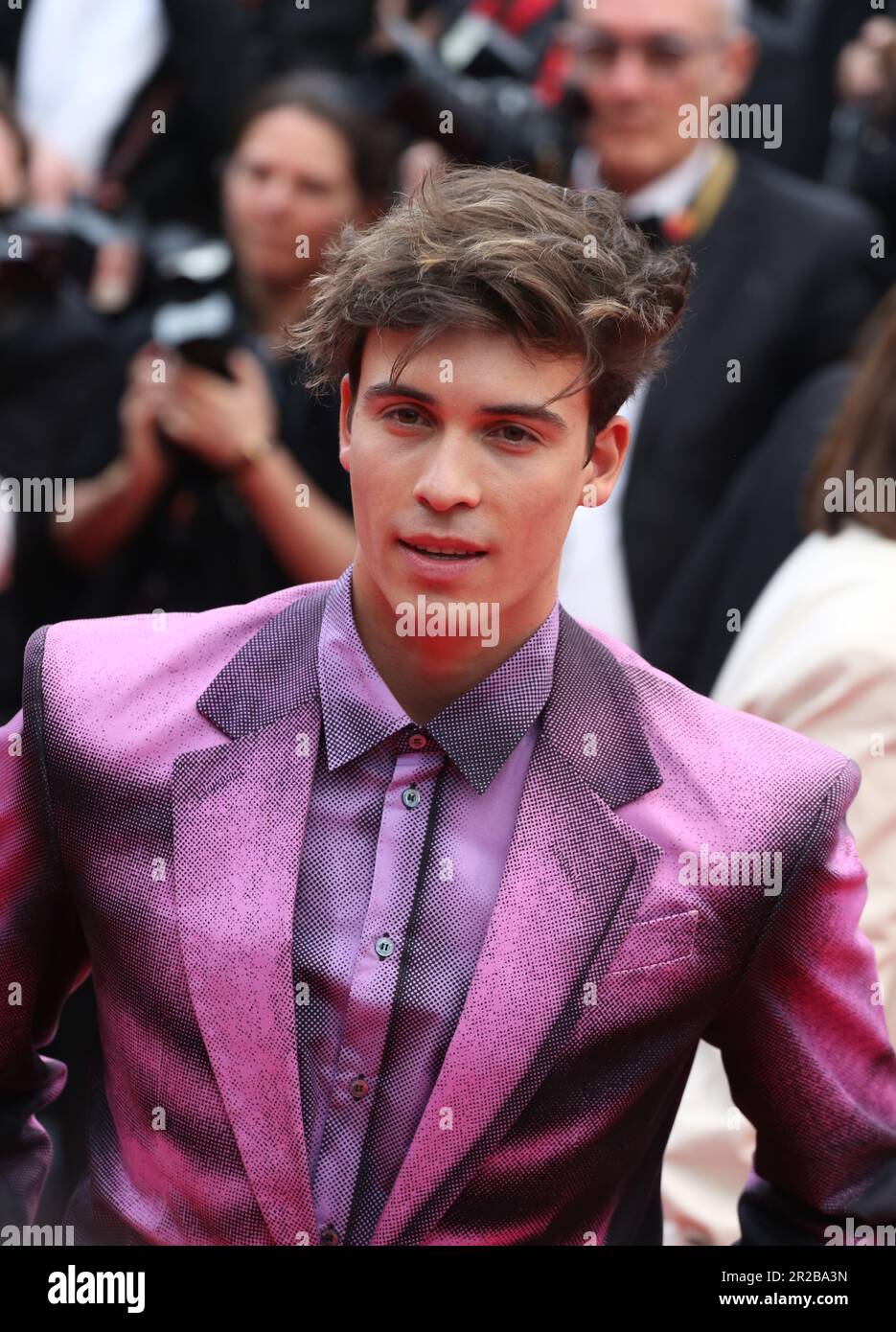 Cannes, France, 18th May, 2023. Tim Schaecker arriving on the red ...