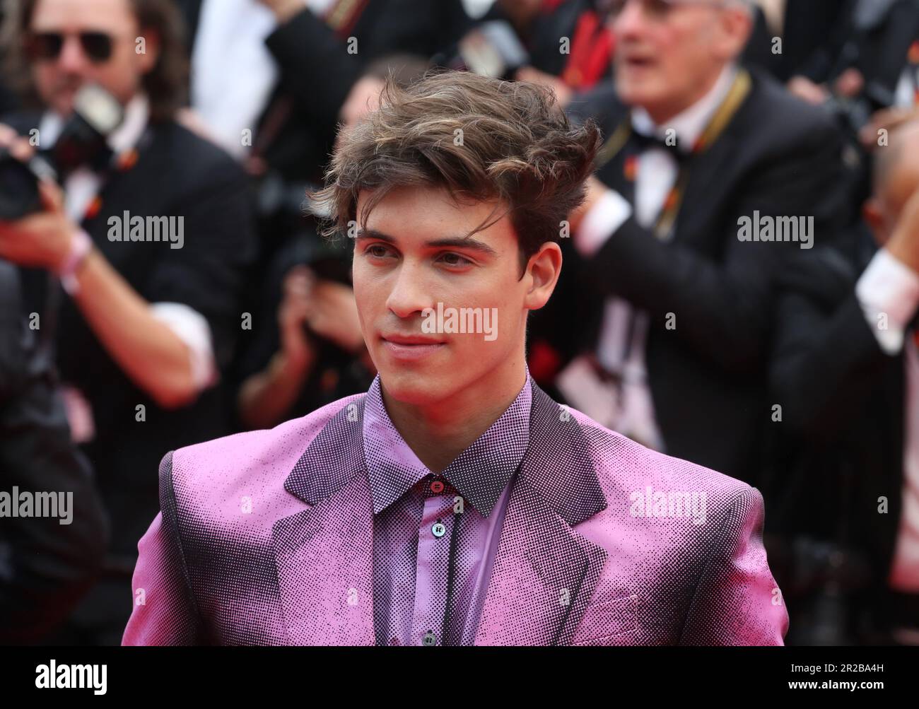 Cannes, France, 18th May, 2023. Tim Schaecker arriving on the red ...