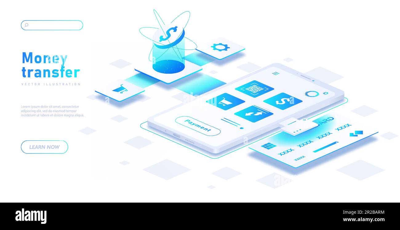 World money transfer smartphone Cut Out Stock Images & Pictures - Alamy