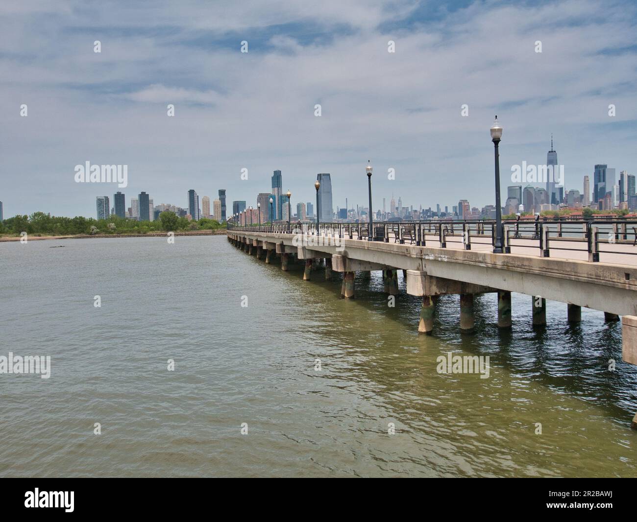 New York City Skyline view from Liberty State Park in Jersey City, NJ ...