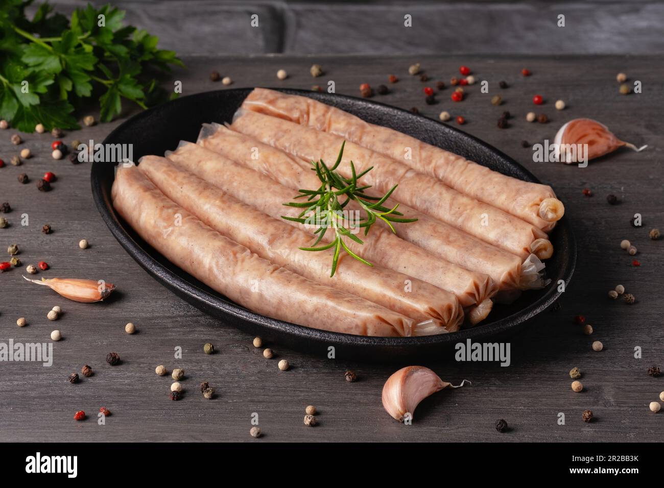Natural sausage skins hi-res stock photography and images - Alamy