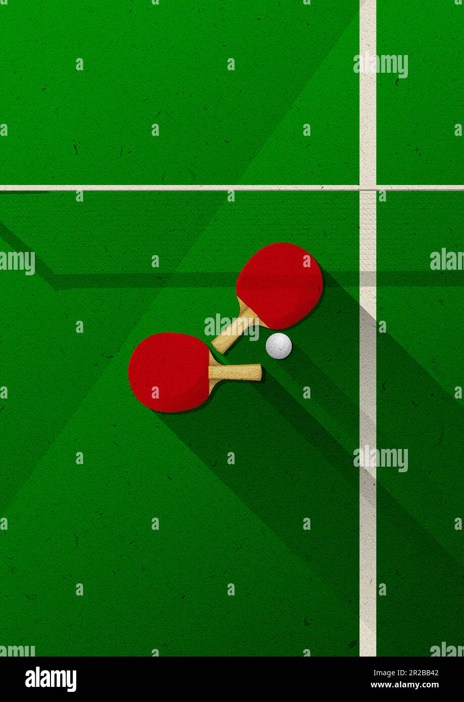 Ping Pong, table Tennis abstract poster Stock Photo - Alamy