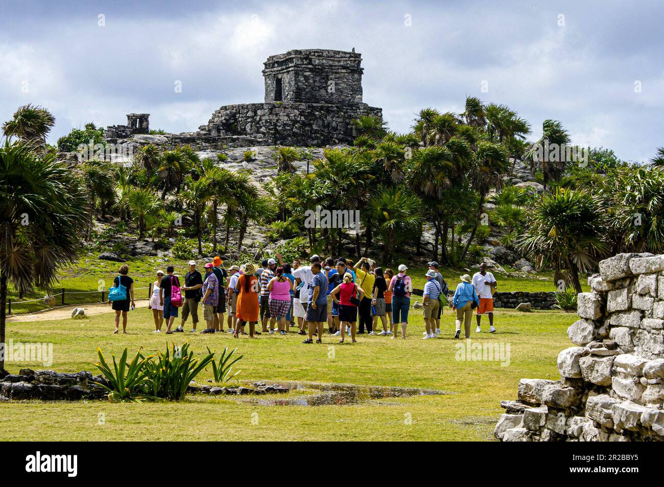 Tulum, Mexico is Known for it's Ancient Mayan Ruins Stock Photo - Alamy