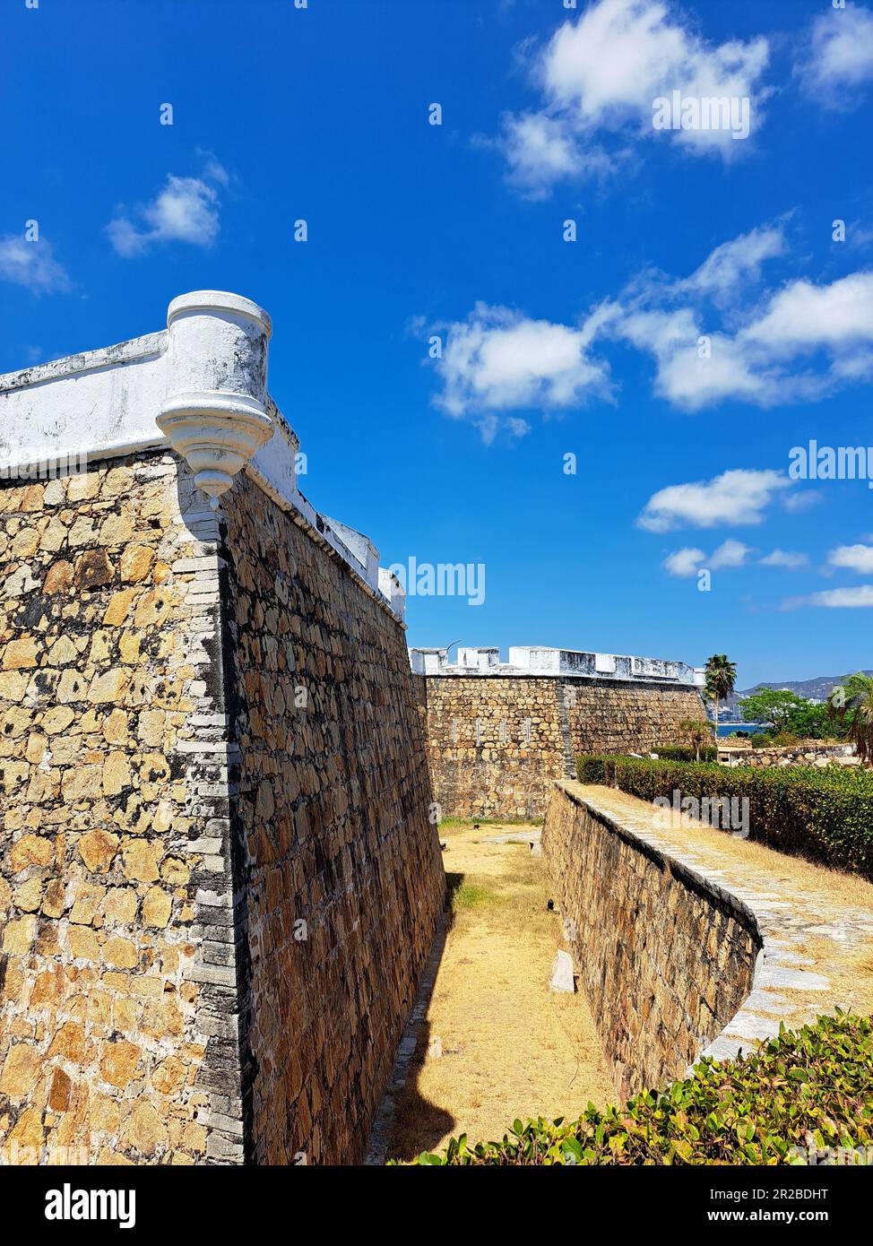 Acapulco, Guerrero, Mexico - Apr 28 2023: Fort San Diego is a maritime ...
