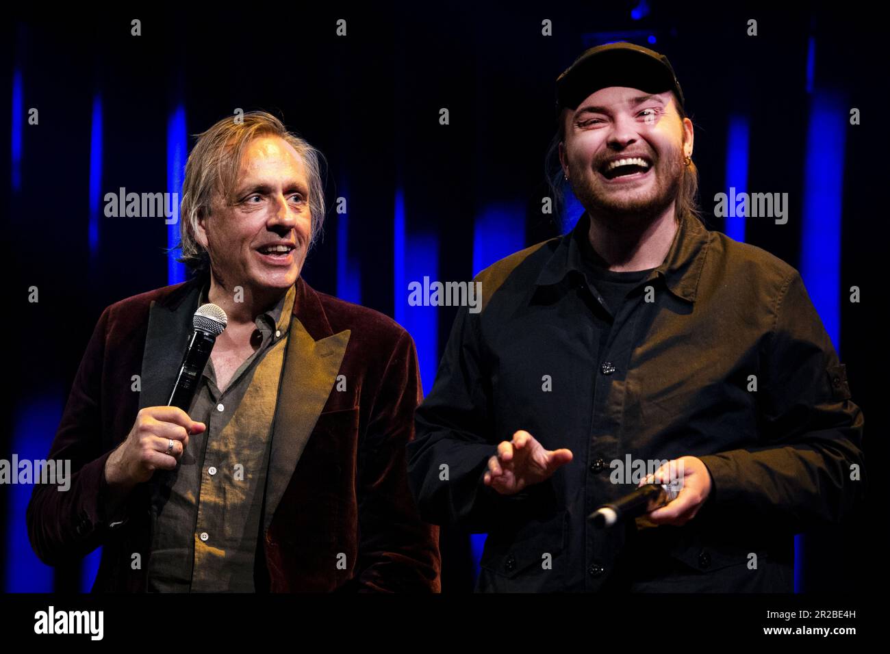 AMSTERDAM - Marcel van Roosmalen and Donnie during the presentation of ...