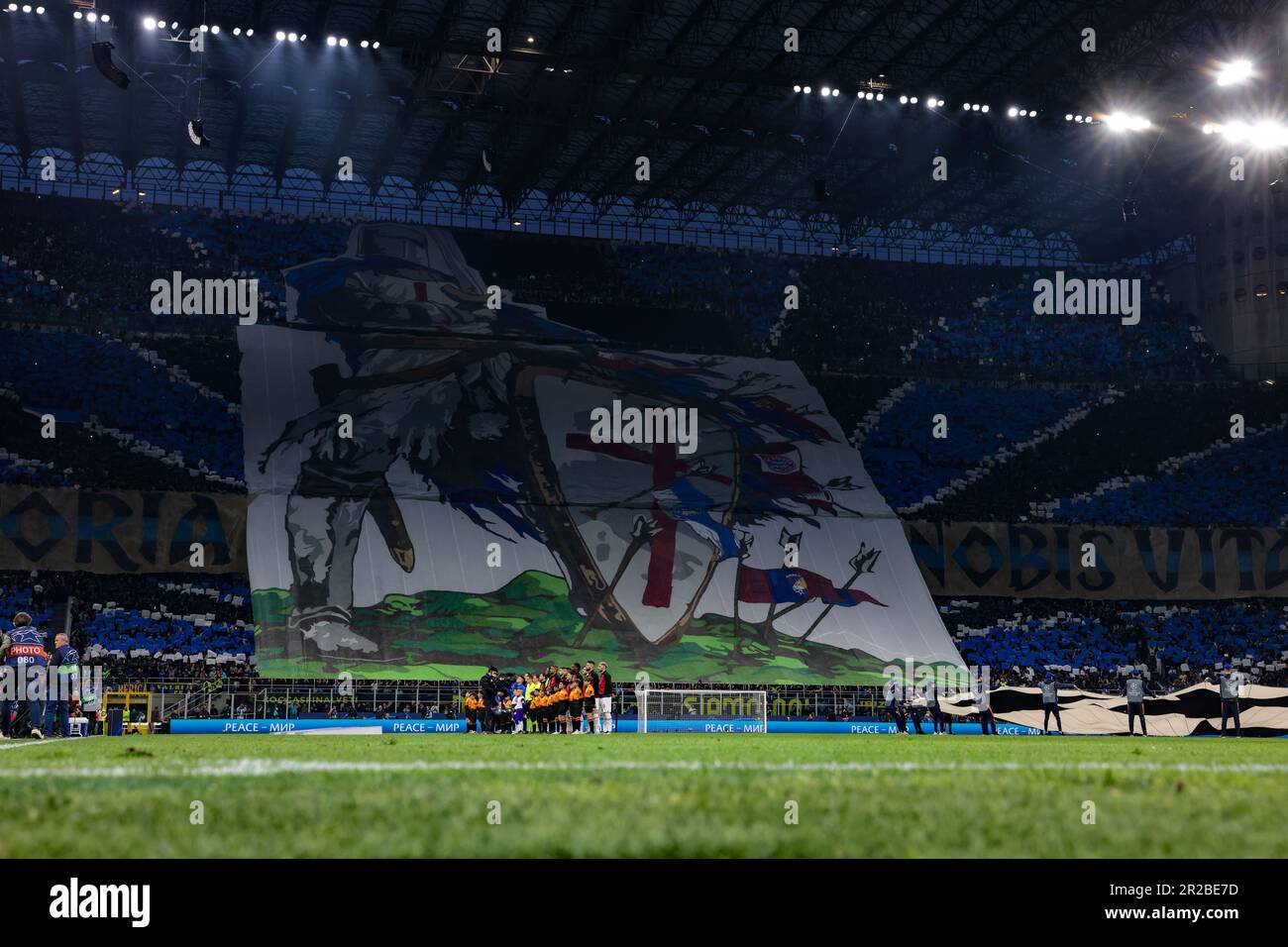 Milan tifo champions league hi-res stock photography and images - Alamy