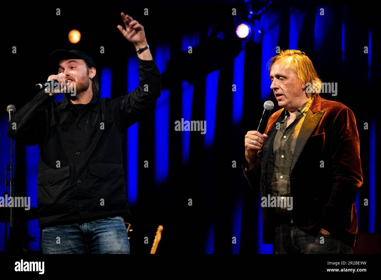 AMSTERDAM - Marcel van Roosmalen and Donnie during the presentation of ...