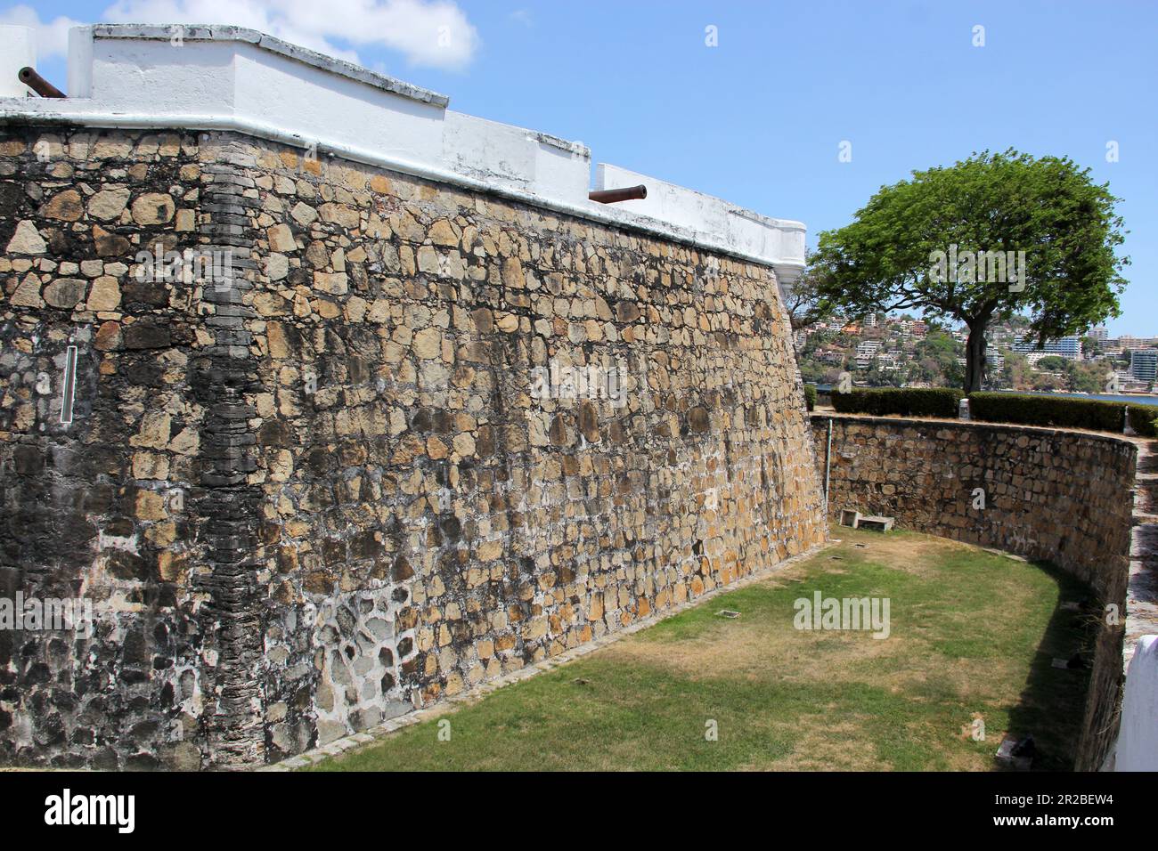 Acapulco, Guerrero, Mexico - Apr 28 2023: Fort San Diego is a maritime ...