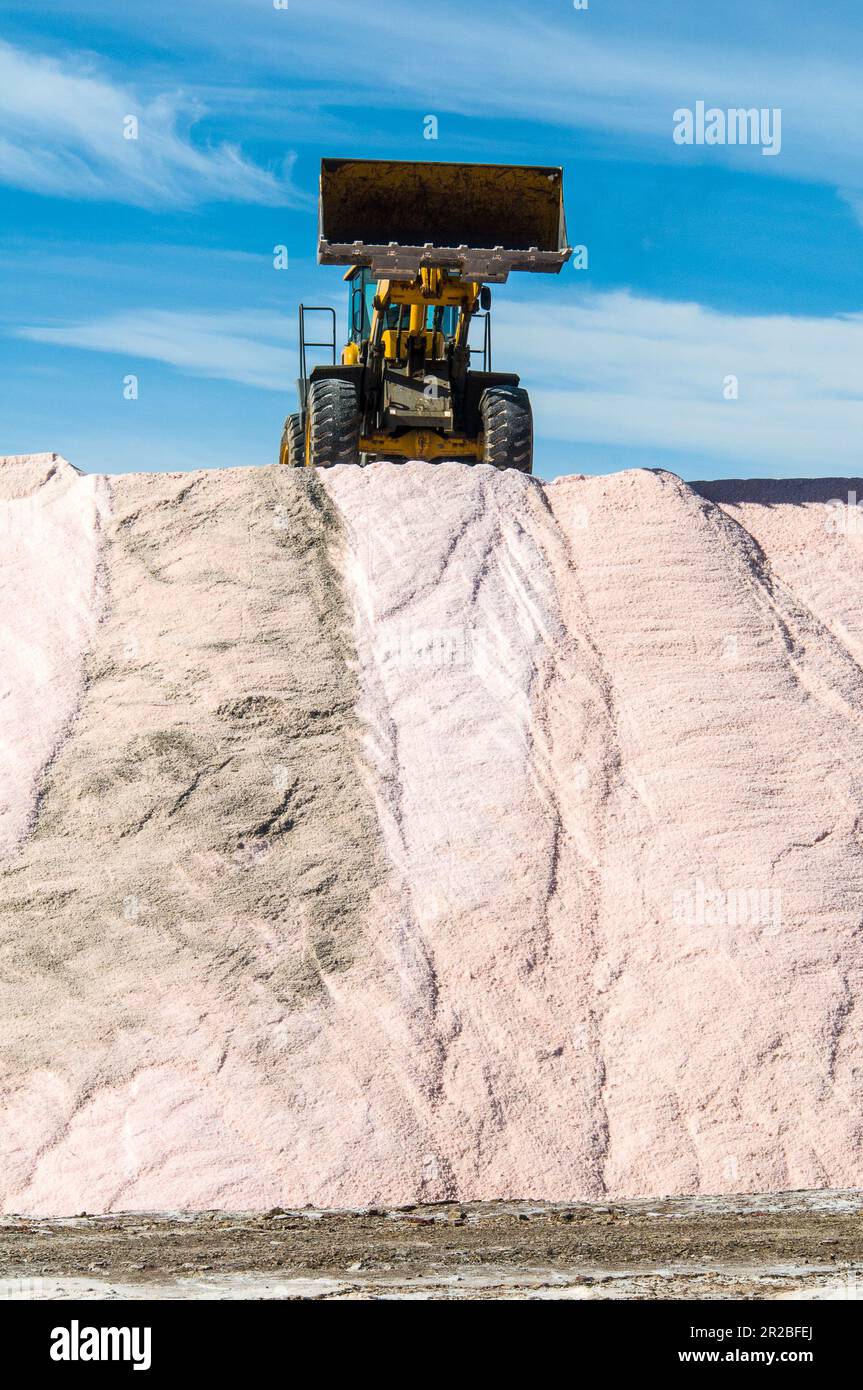 Salt Industry. La Pampa Province, Patagonia, Argentina Stock Photo - Alamy
