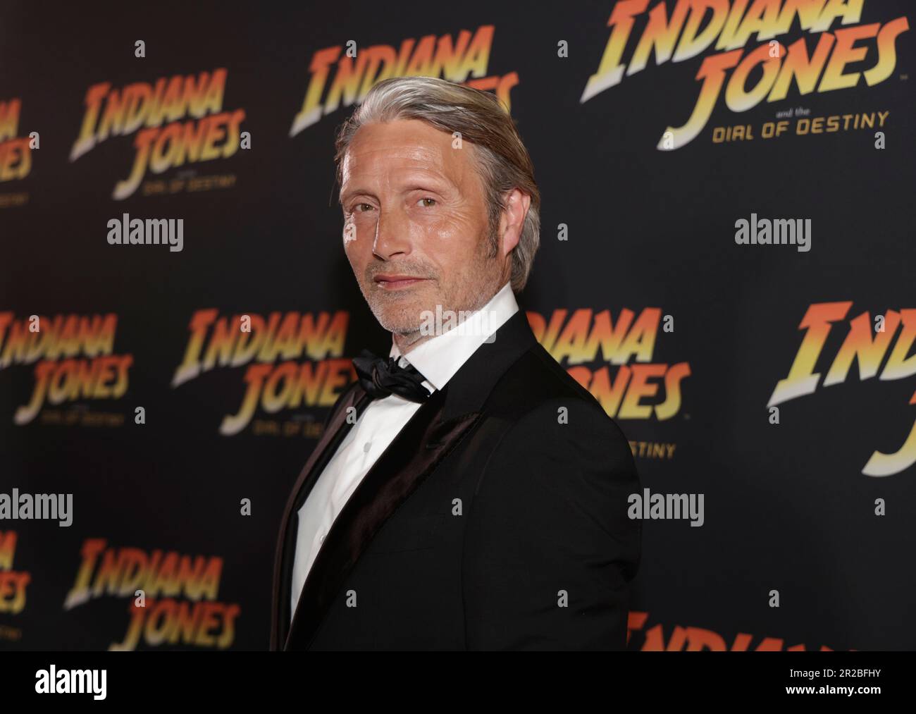 Mads Mikkelsen poses for photographers upon arrival for the 'Indiana ...