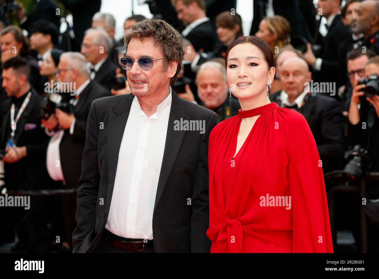 Jean Michel Jarre and Gong Li attend the 'Indiana Jones And The Dial Of ...