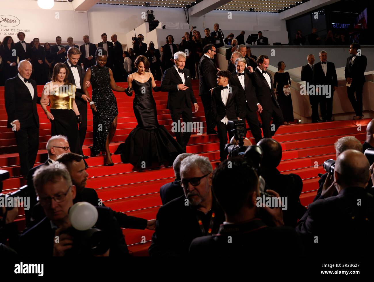 Producer Frank Marshall, from left, producer Kathleen Kennedy, Boyd ...