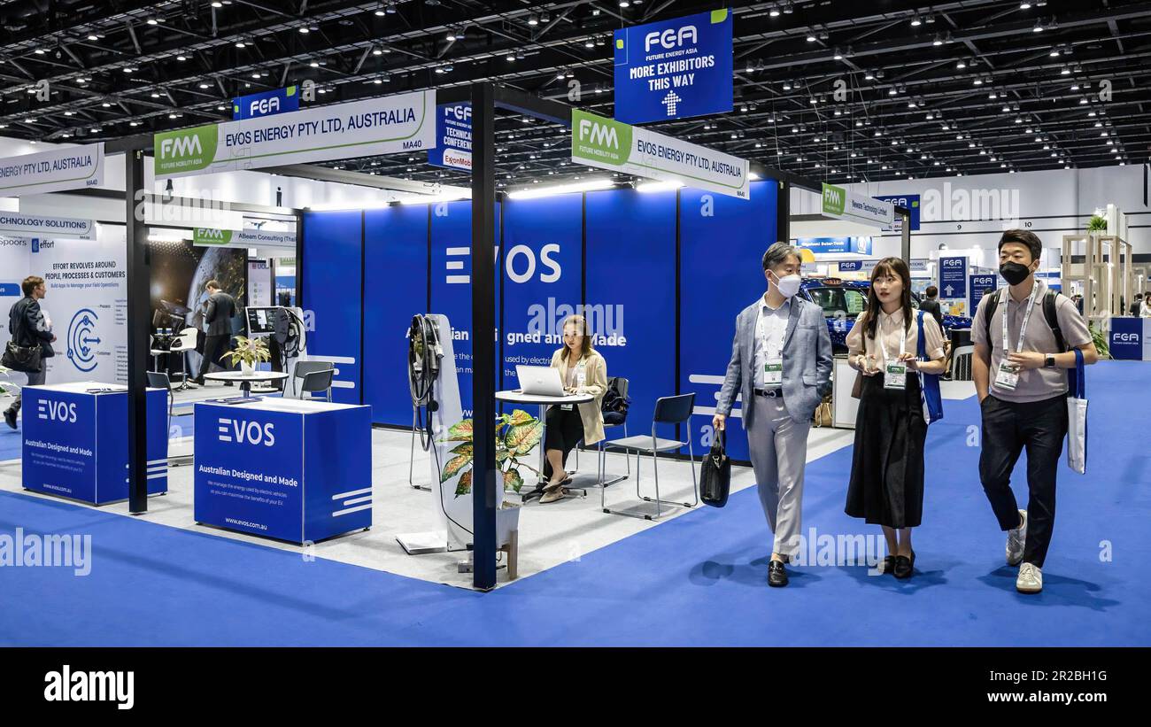 Evos company booth hi-res stock photography and images - Alamy