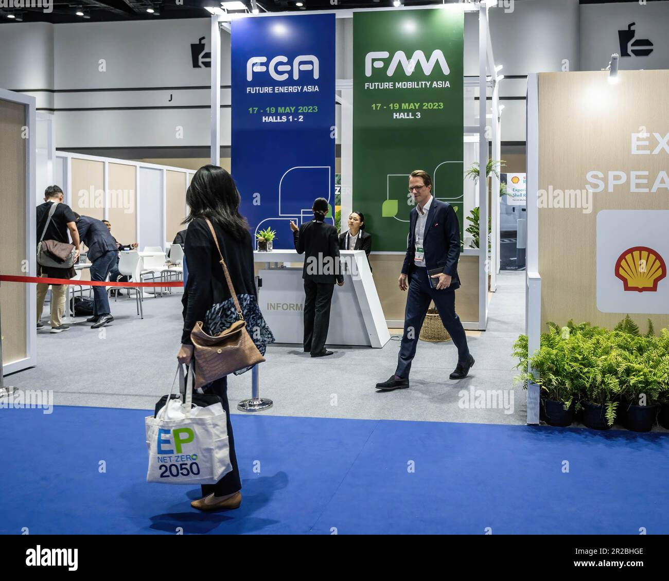 Bangkok, Thailand. 18th May, 2023. Information point seen at Future ...