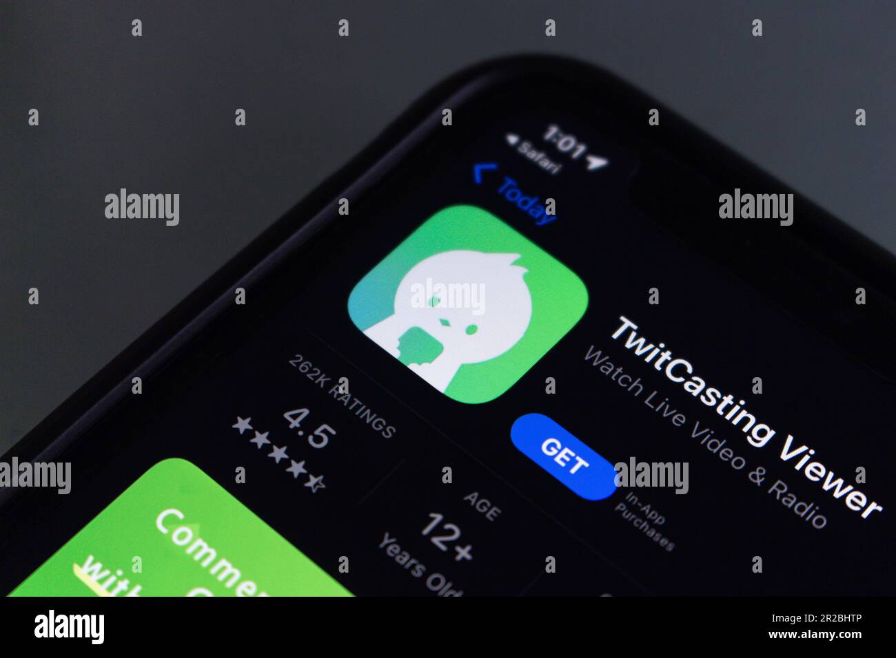 TwitCasting Viewer app seen in App Store in iPhone. TwitCasting is ...