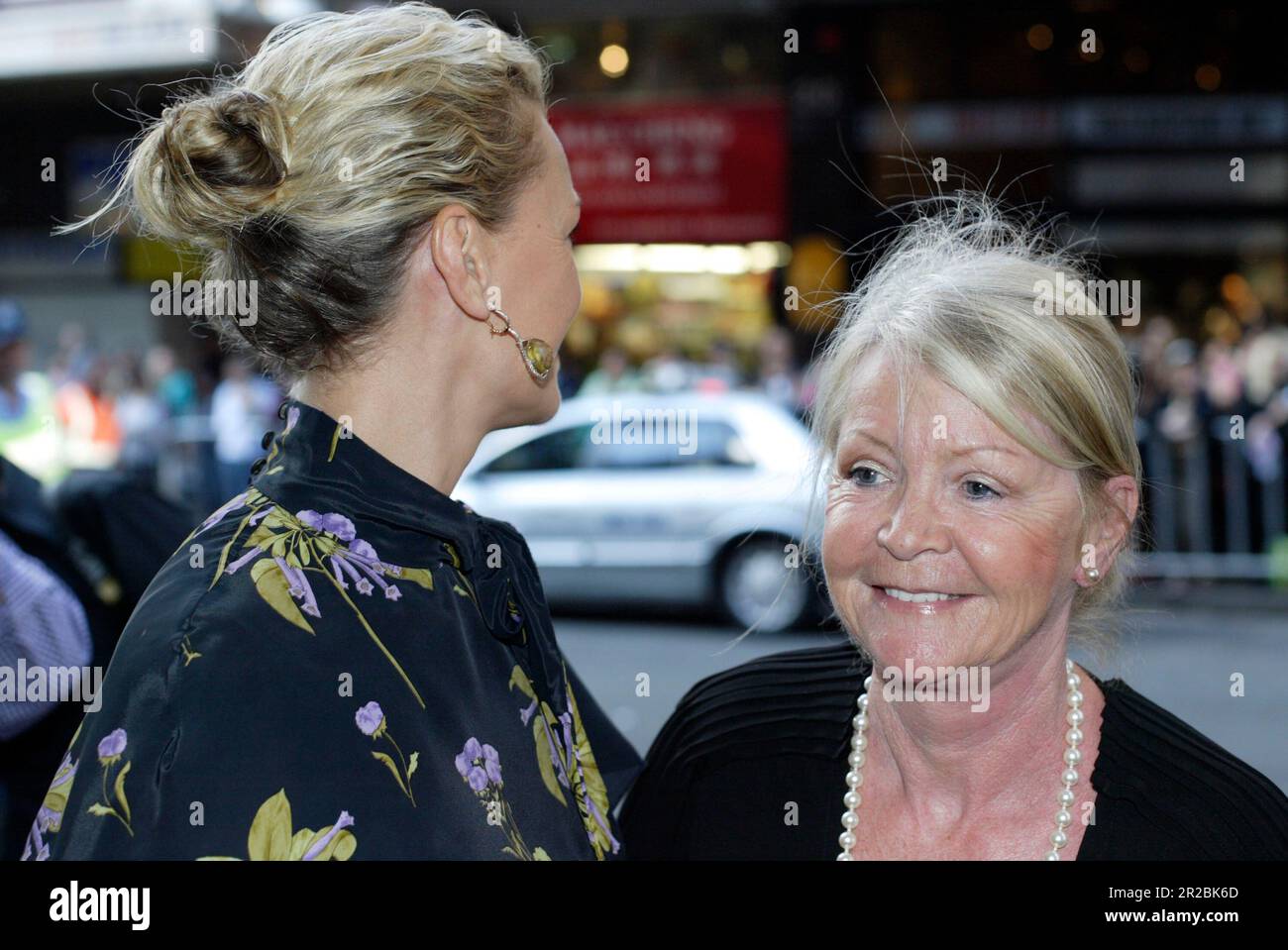 Sarah Murdoch and her mother at the Billy Elliott the Musical premiere ...