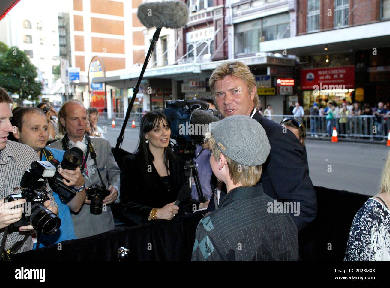 Richard Wilkins and his son Christian Wilkins at the Billy Elliott the ...