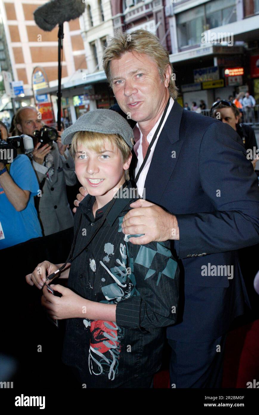 Richard Wilkins and his son Christian Wilkins at the Billy Elliott the ...