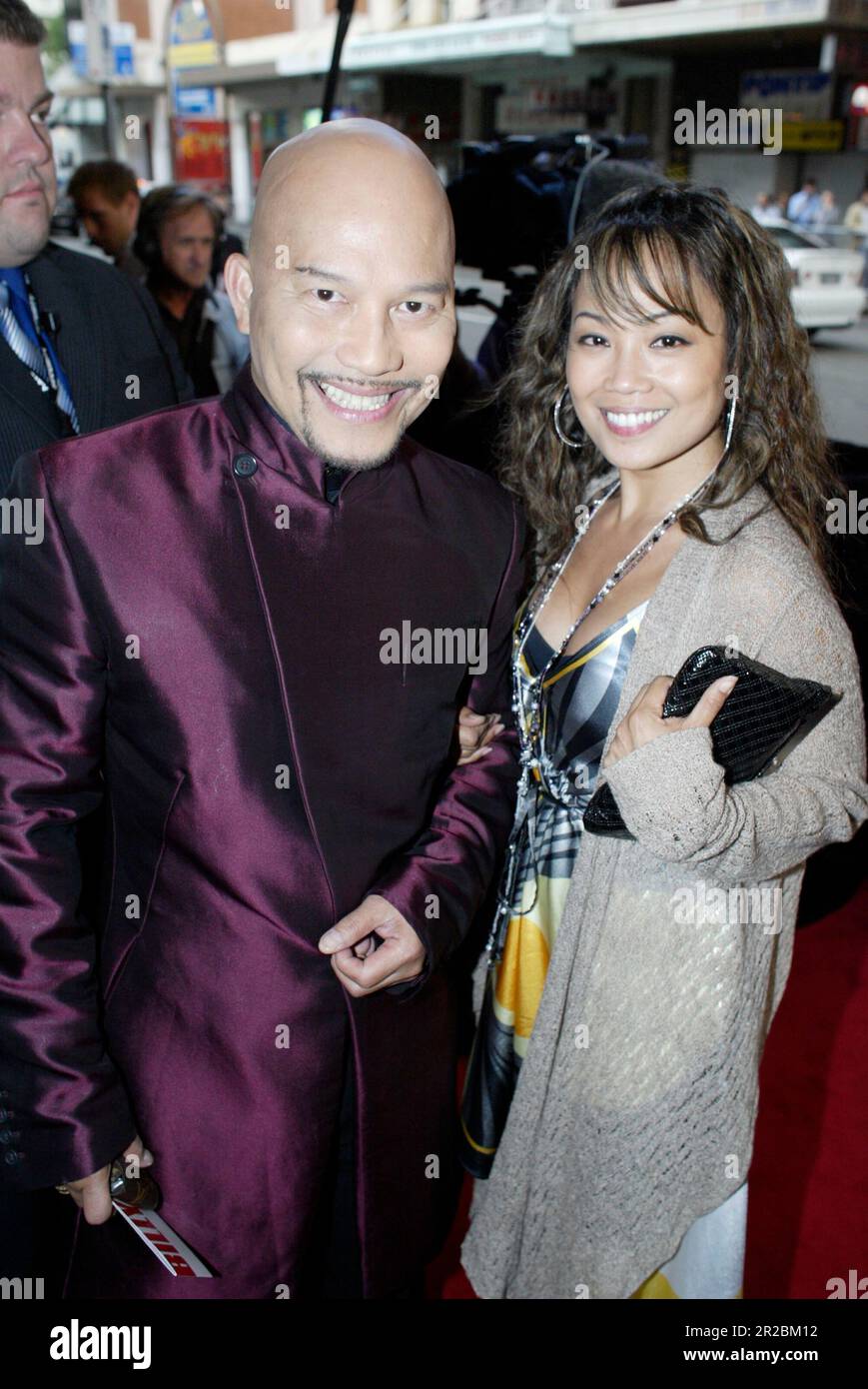 Leo Tavarro Valdez and guest at the Billy Elliott the Musical premiere ...