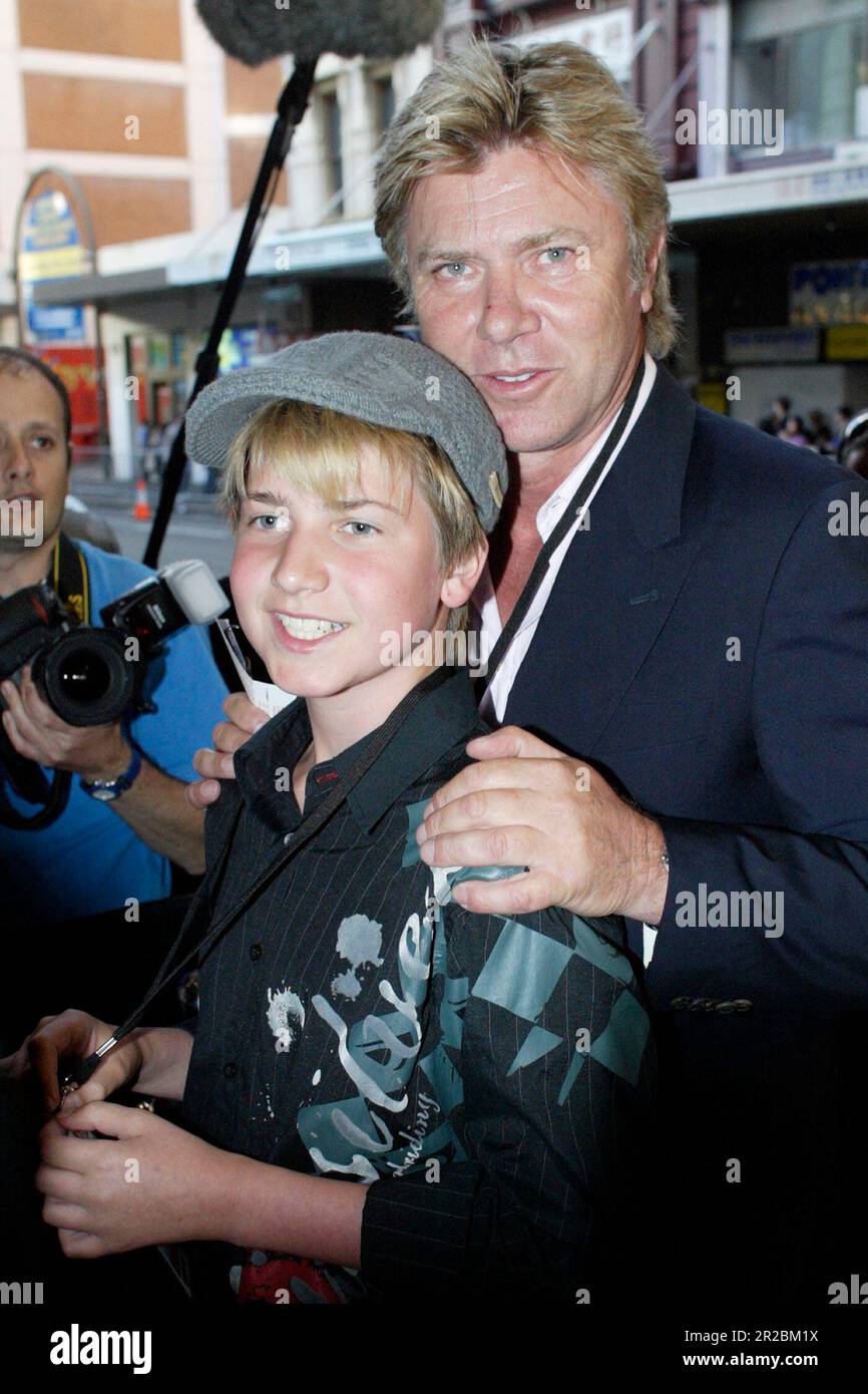 Richard Wilkins and his son Christian Wilkins at the Billy Elliott the ...