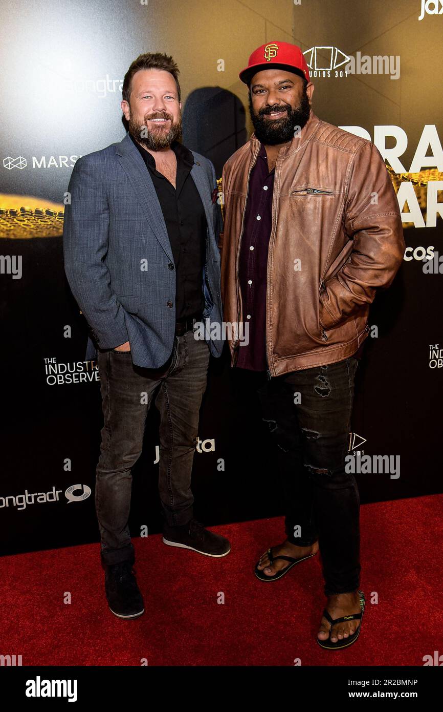 Sydney, Australia, 28 April, 2021. Busby Marou arrive at the 2021 APRA ...