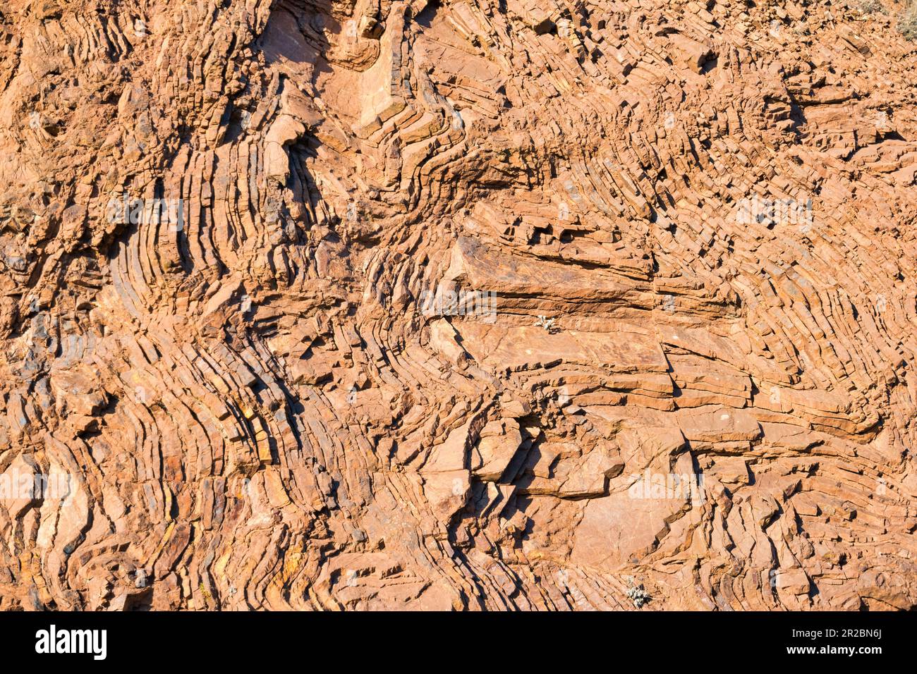 Twisted volcanic rock at Golden Gate National Recreation Area in San ...