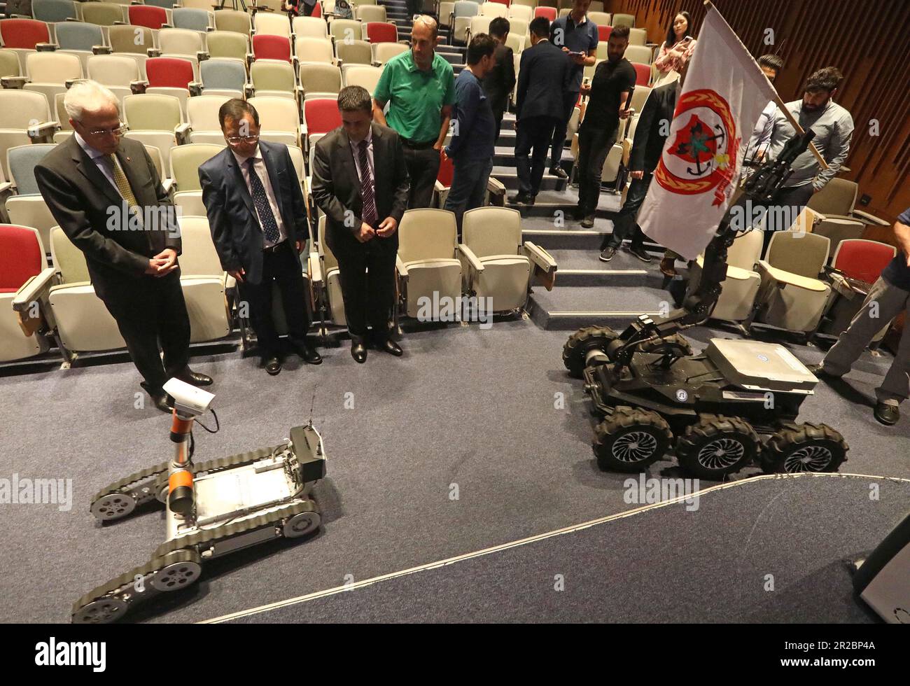 Beirut, Lebanon. 18th May, 2023. Representatives attend a handover ...