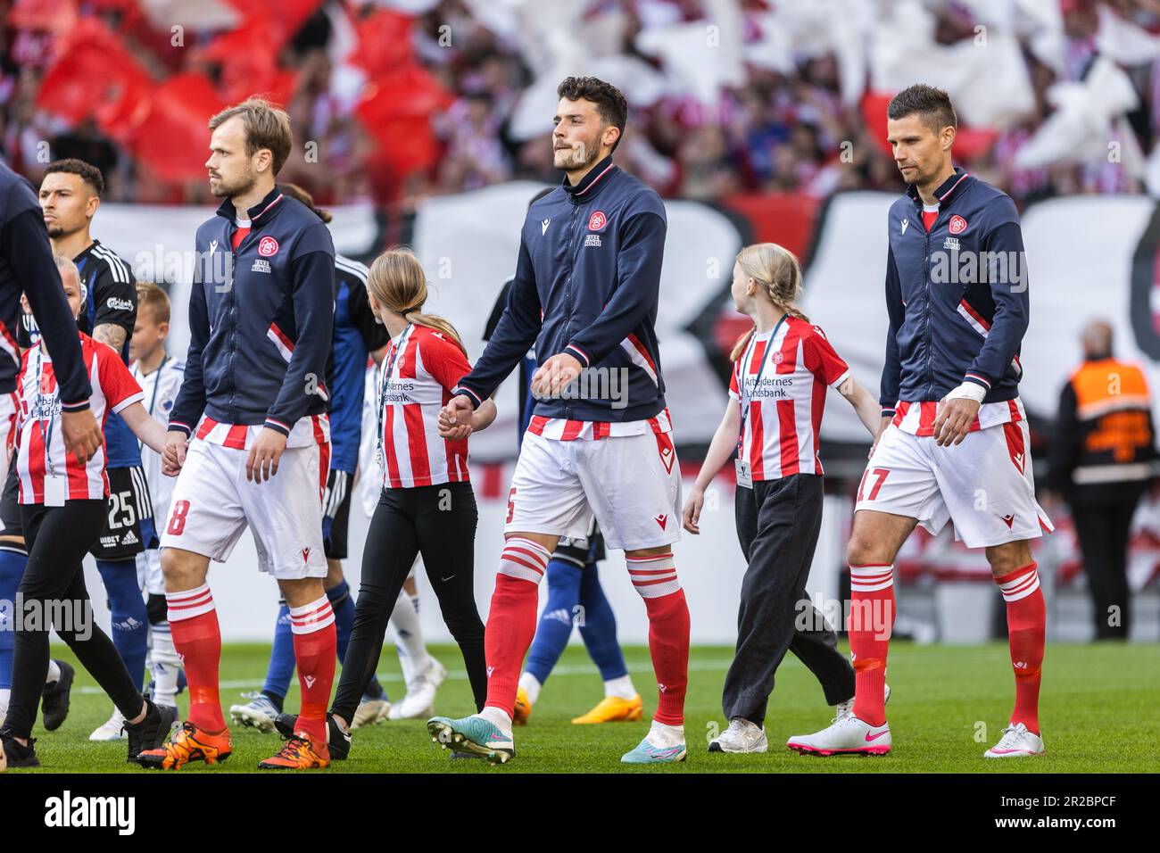 Copenhagen, Denmark. 18th May, 2023. Daniel Granli (5) of AaB seen ...