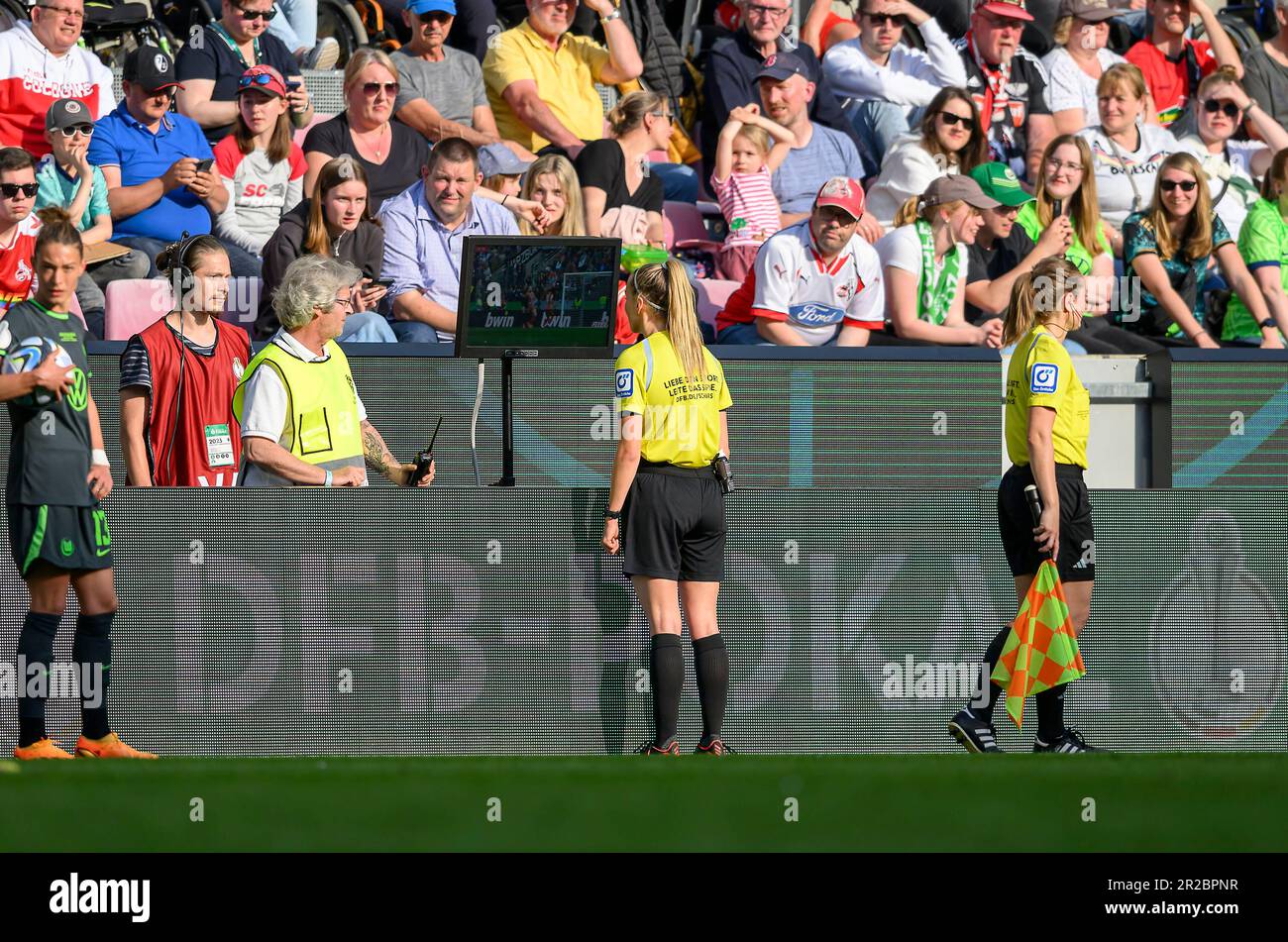 Koeln/Germany. May 18th, 2023 refereein/ referee Fabienne MICHEL ...
