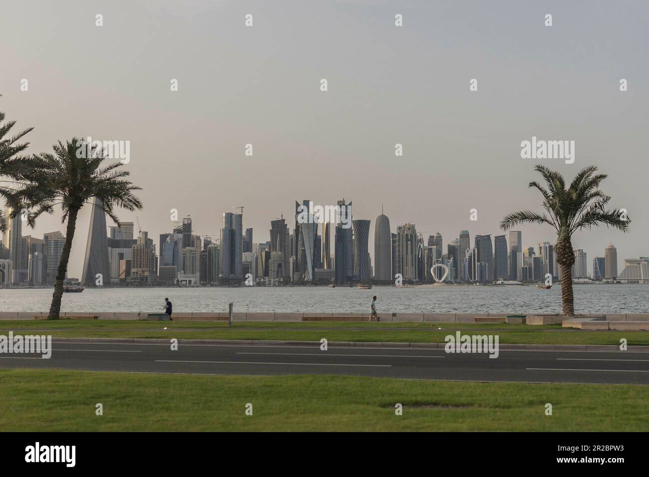 Doha, Katar. 17th May, 2023. City view taken in Doha, 05/17/2023 ...