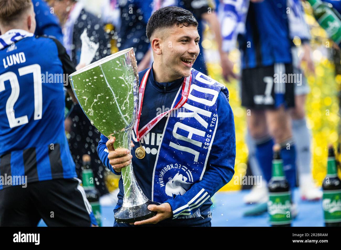 Copenhagen, Denmark. 18th May, 2023. Roony Bardghji of FC Copenhagen ...