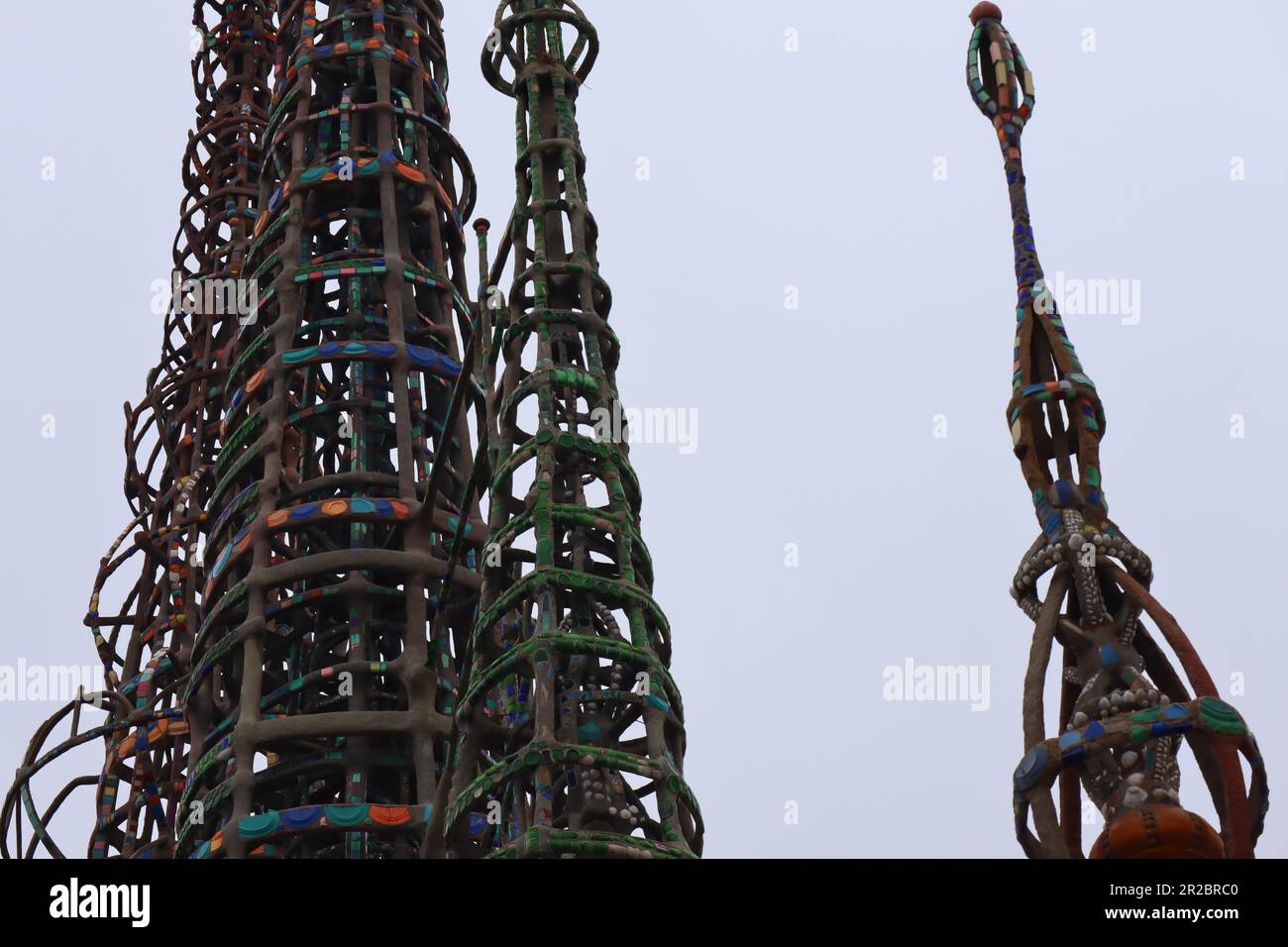 Los Angeles, California: WATTS TOWERS by Simon Rodia, architectural ...